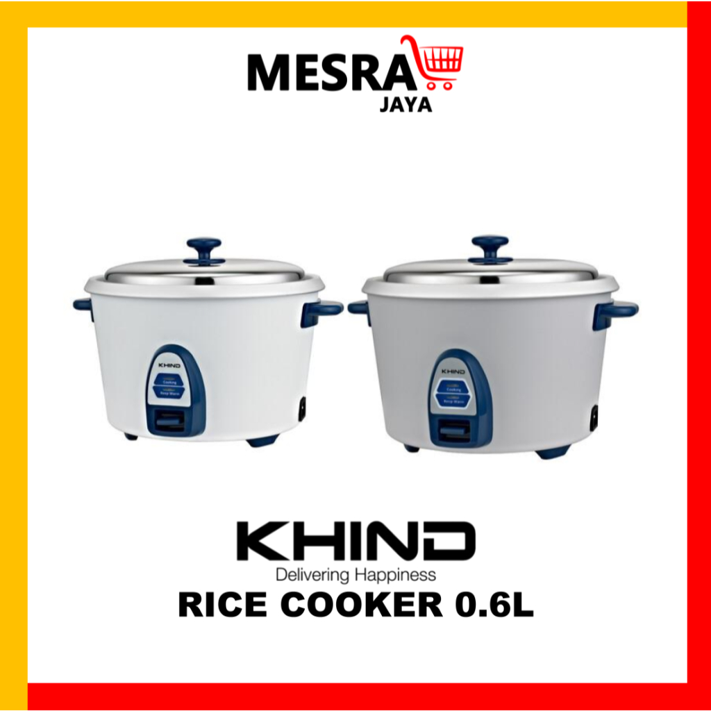 KHIND ELECTRIC RICE COOKER RC806N 0.6L PERIUK NASI ELEKTRIK | Shopee ...
