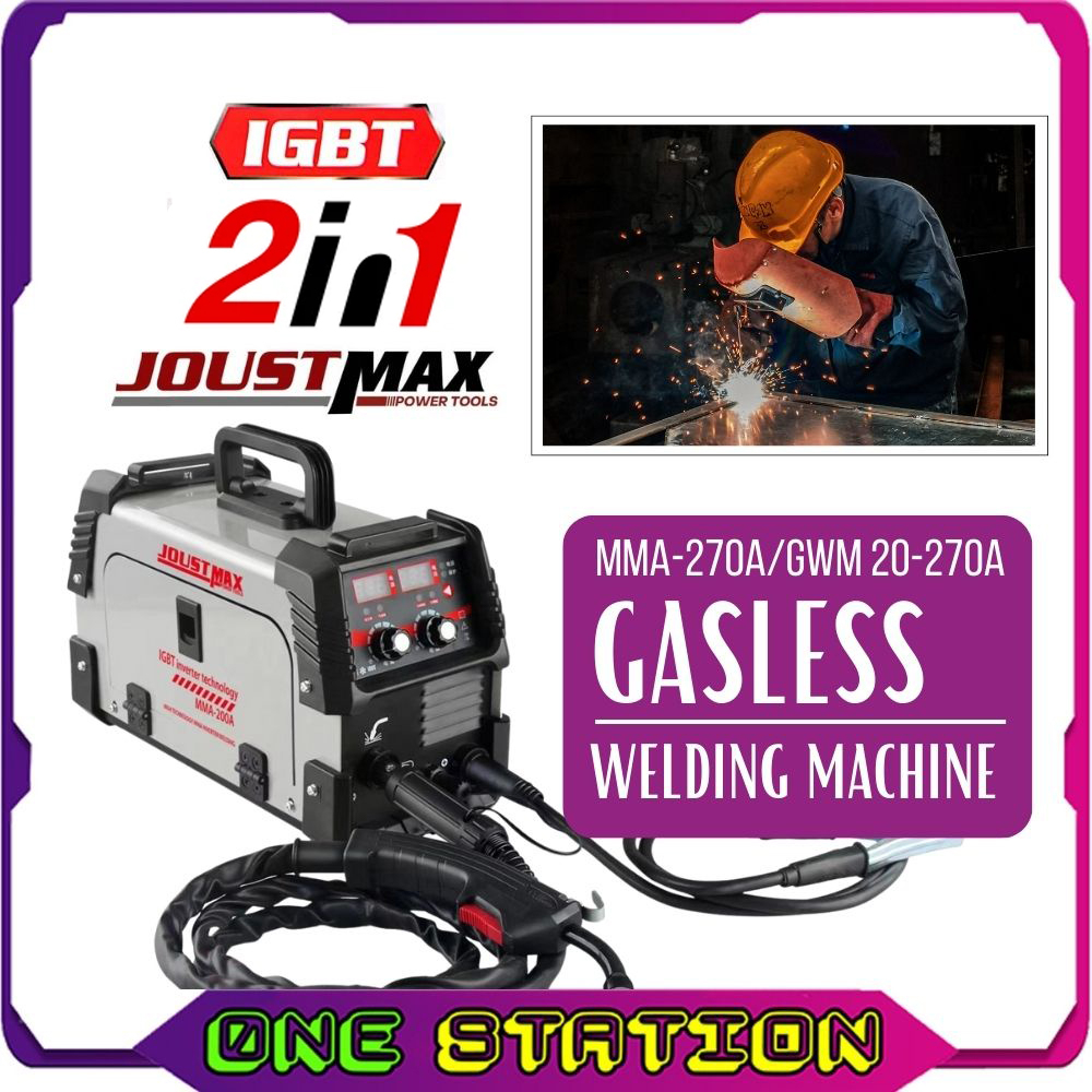 MMA-270A/GWM 20-270A 2 in 1 MIG Gasless Welding Machine Welding Set ...
