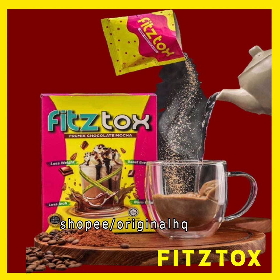 OriginalHQ💯 FITZTOX PREMIX MOCHA SLIMMING SUPPLEMENT (BAKAR LEMAK TANPA ...