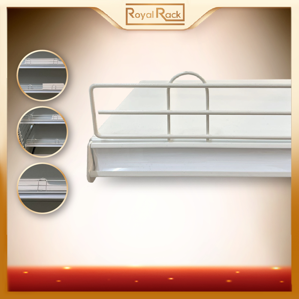 RoyalRack Gondola Wire Front Stopper Storage Rack Retail Rack Rak Kedai ...