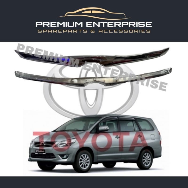 TOYOTA INNOVA 2011 YEAR FRONT BONNET CHROME GRILLE MOULDING DEPAN ...