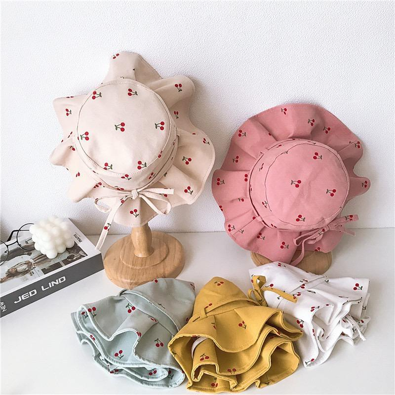 Selangor Ready Stock Kids Girl Flower Design Cherry Fisherman Spring ...