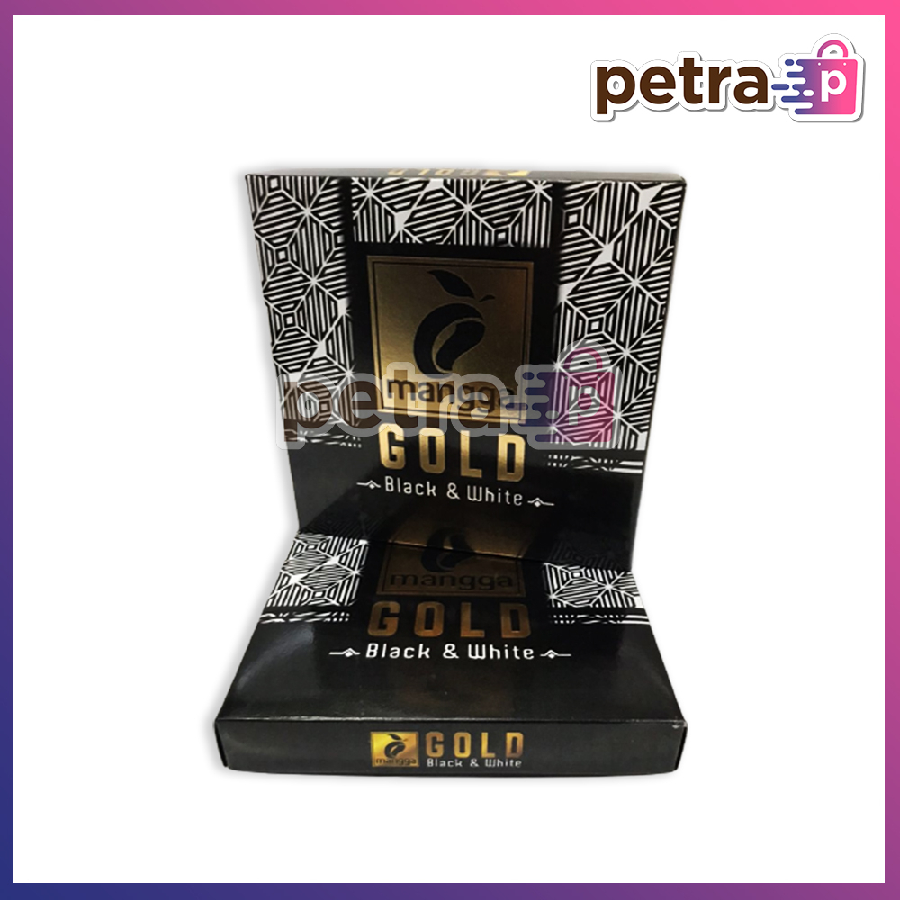 🔥SALE🔥[100% ORIGINAL] Kain Pelikat Mangga Gold Black and White ...