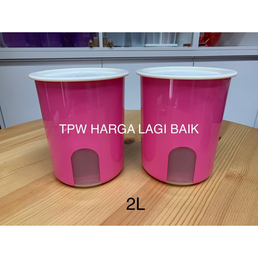 Tupperware One Touch OT Snack Peek Canister 2L (1pc) | Shopee Malaysia