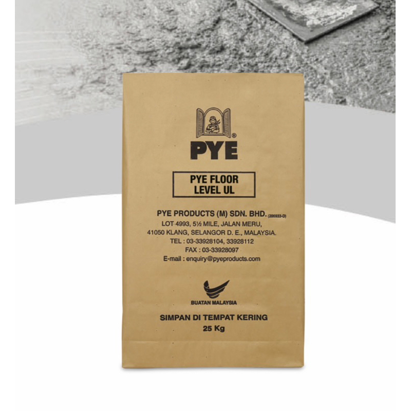 PYE FLOOR LEVEL UL SELF LEVELING CEMENT 25kg | Shopee Malaysia