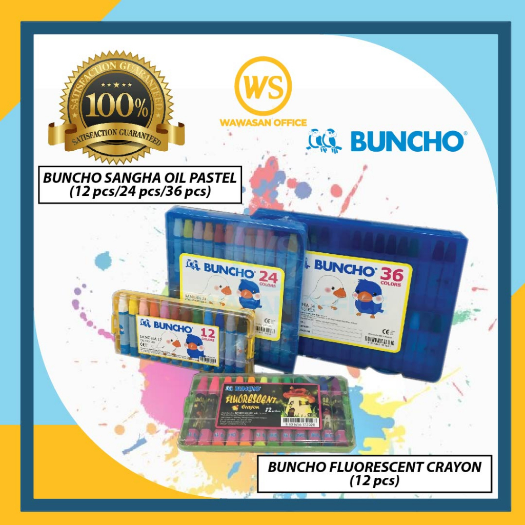 Buncho Sangha Oil Pastel / Buncho Oil Pastel / Buncho Crayon For Kids ...