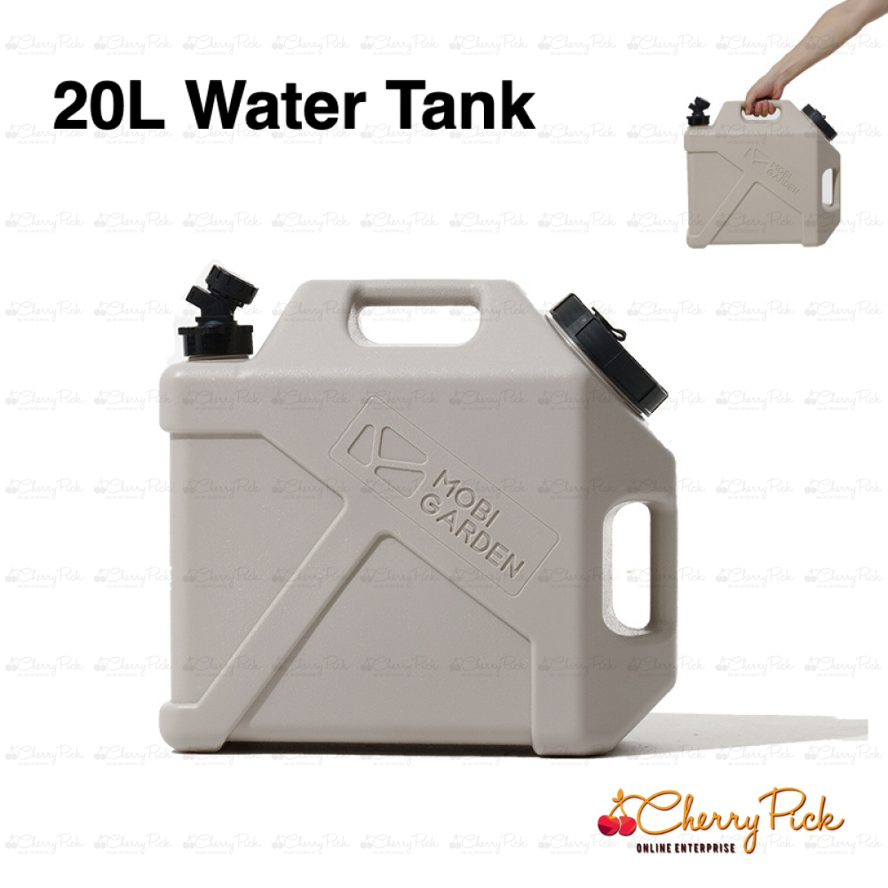 Mobi Garden Camping Portable Water Tank Container 10L 20L Litre Water Tap Outdoor PP Food ...