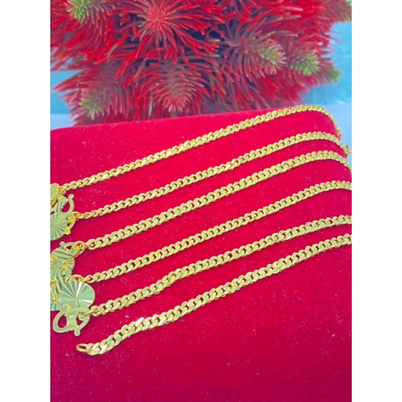 Gelang pasir padu dewasa emas 916 tulen | Shopee Malaysia