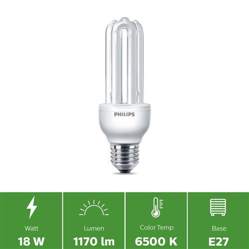 PHILIPS Essential Energy Saver E27 18W 220-240v (2700k Warm White ...