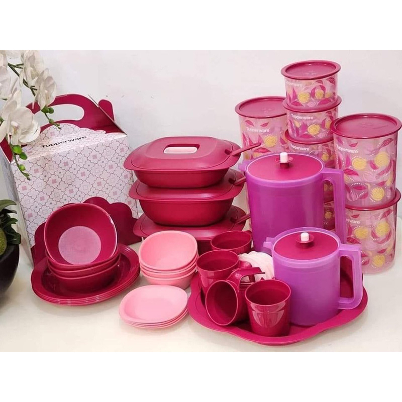Serving Set Raya 2023 - Gourmet Color Tupperware | Shopee Malaysia