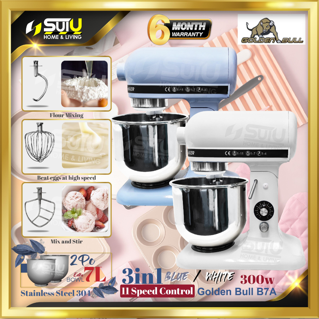 GOLDEN BULL B7 / B7-A / B7A 7L Universal Planetary Food Mixer ...
