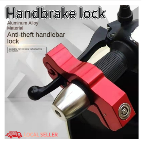 🌹READY STOCK🌹 Handbrake Lock Motorcycle Heavy Duty Brake Lock Against ...