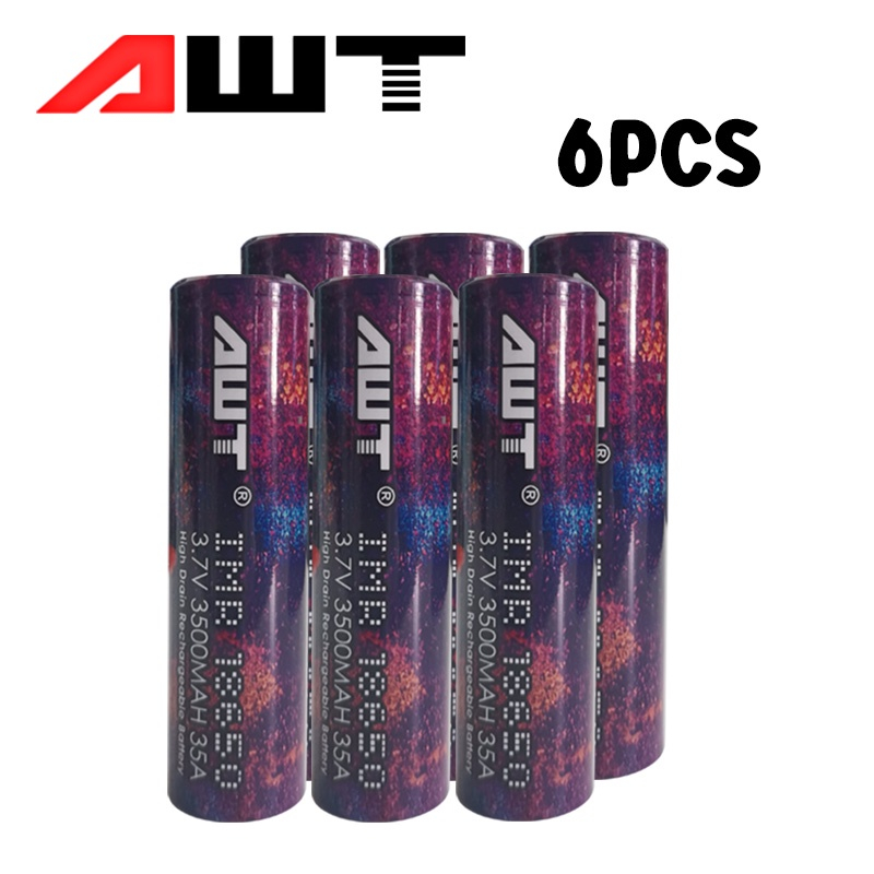 AWT 18650 3500mAh 35A Rainbow battery for Li-ion battery | Shopee Malaysia