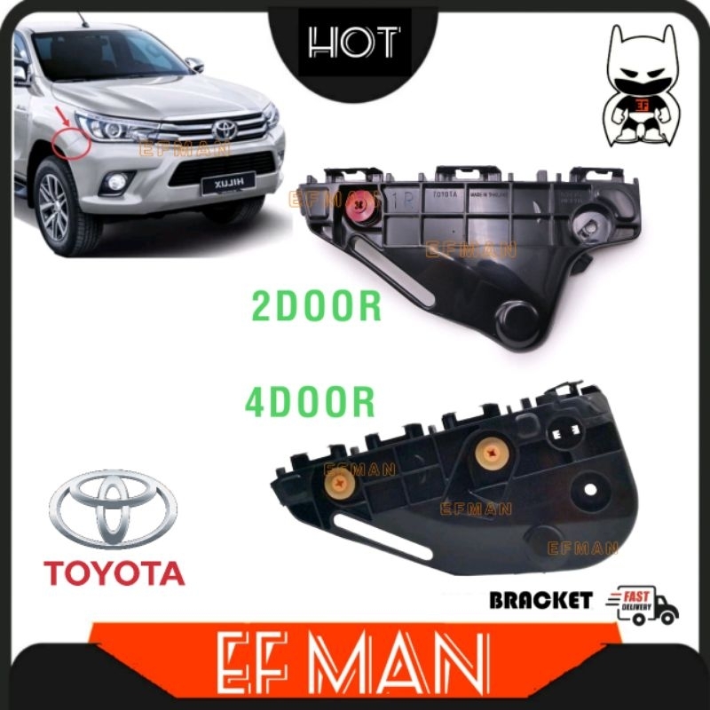 4x4 TOYOTA HILUX REVO GUN125 2DOOR 4DOOR FRONT BUMPER SIDE BRACKET with ...