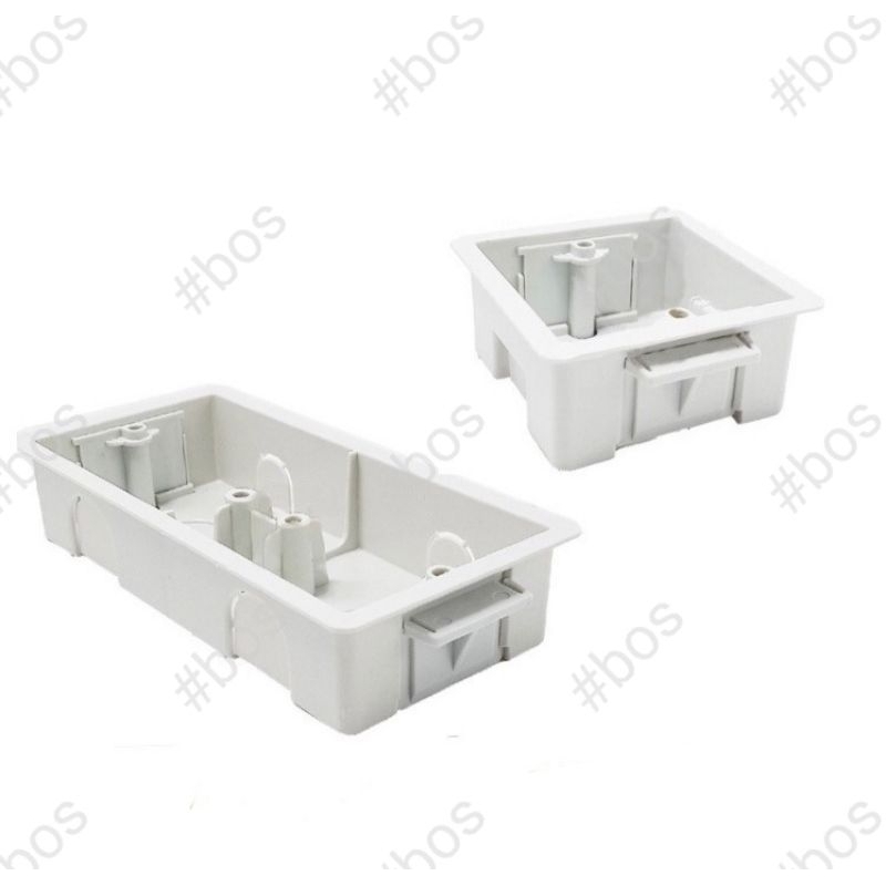 PVC Partition 3 x 3" / 3 x 7" Partition Box Partition Base Wall Socket ...