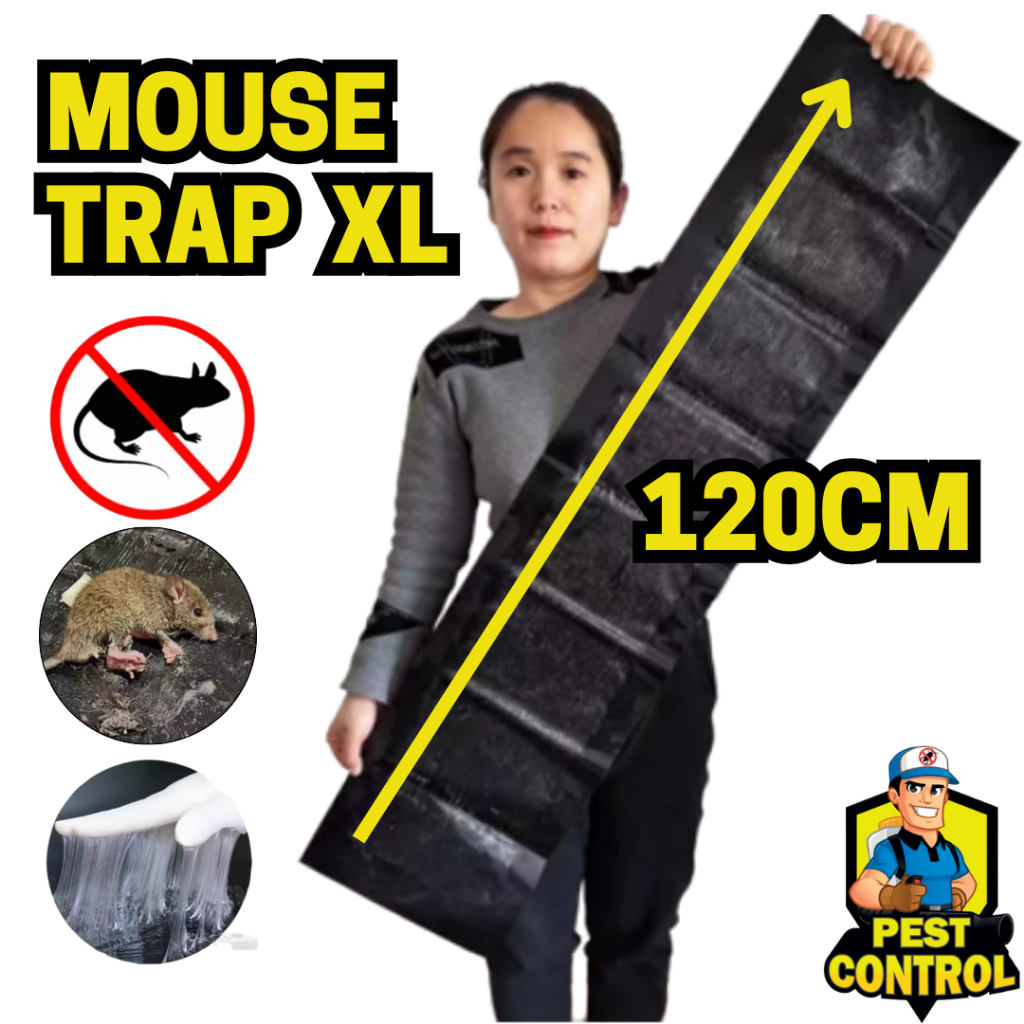 (XL Size) Mouse Glue Trap Gam Tikus / Strong Rat Sticker / Perangkap ...