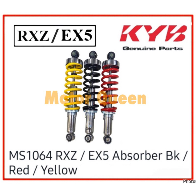 KYB KAYABA MS1064 Shock Absorber Honda Ex5 / Yamaha RXZ ( Black / Red ...