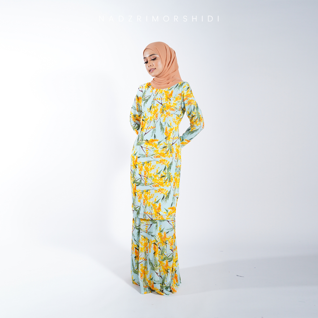 NADZRI MORSHIDI | TIARA KURUNG MODERN CHIFFON PRINCESS CUT | BAJU RAYA ...
