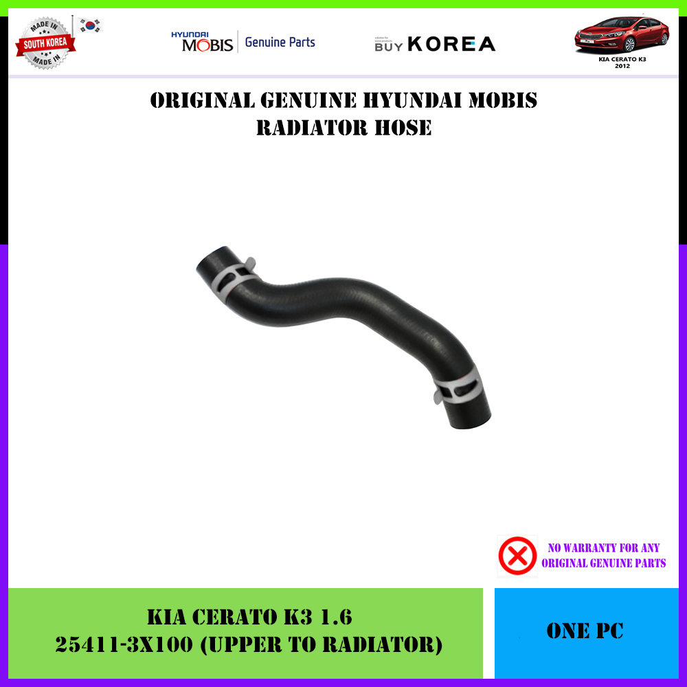Kia Cerato K3 1.6 Genuine Mobis Radiator Hose (Upper Hose A 25411-3X100 ...