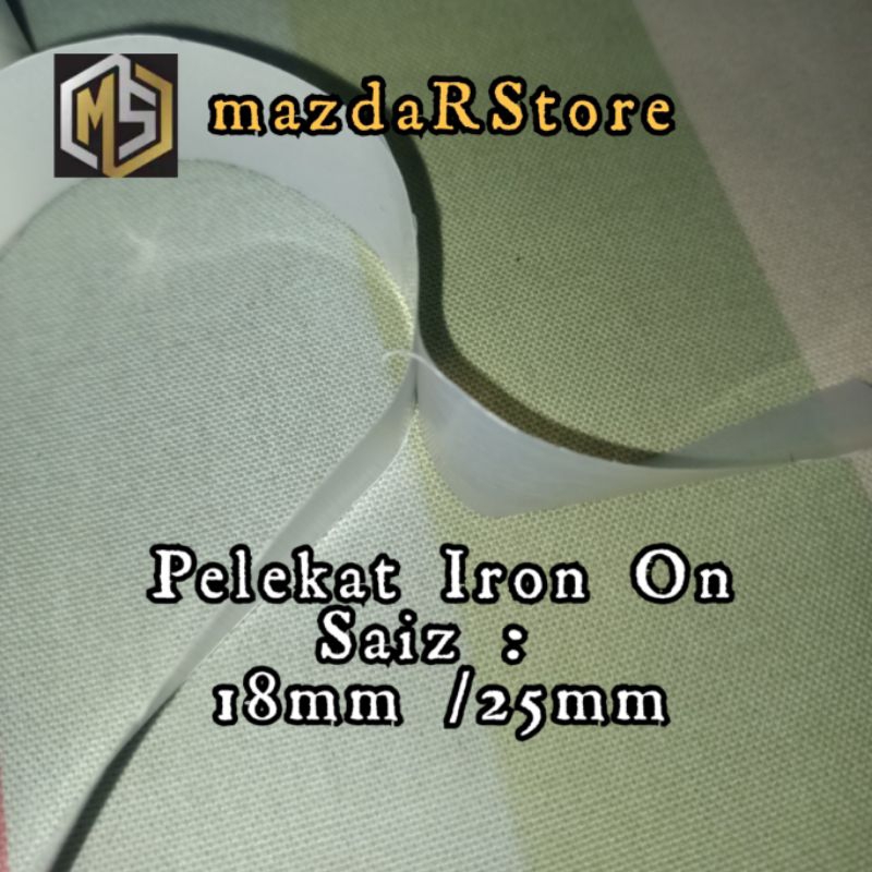 Pelekat Kain, Tag Nama & Lencana Iron On (1 METER) | Shopee Malaysia