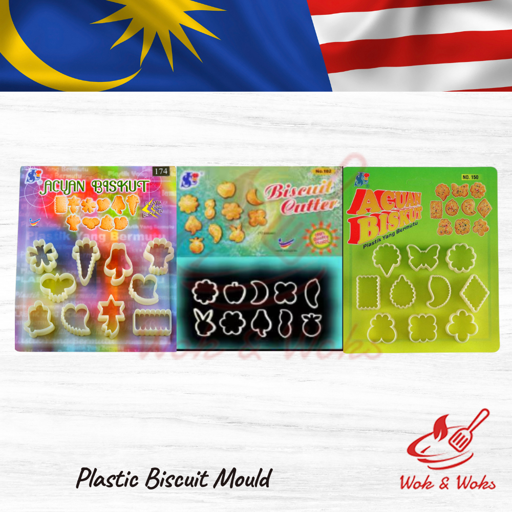 Sin Lian Brand Biscuit@Cookies Plastic Mould / Acuan Plastik Biskut ...