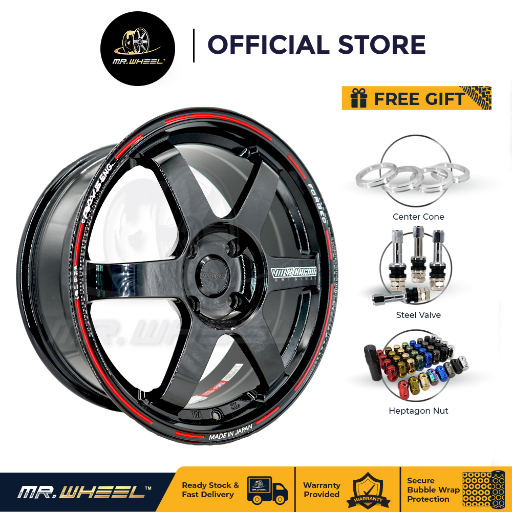 New Sport Rim RAYS TE37 17inch 17x7.5 4x114.3 ET42 Persona Livina Iriz ...