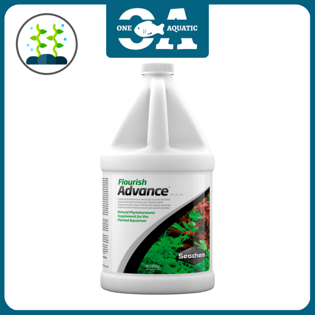 SEACHEM Flourish Advance - Plant supplement for Freshwater Aquarium (2L) | Shopee Malaysia