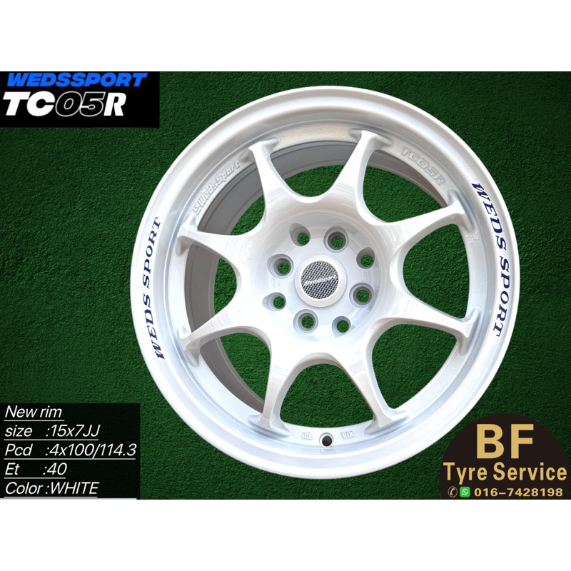 wedssport 🔥TC05R 🇹🇭15x7JJ NEW RIM READY STOCK JB🔥 | Shopee Malaysia