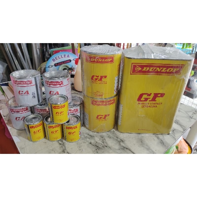 Dunlop GP General Purpose Contact Adhesive & CA Perekat Contact / GP ...