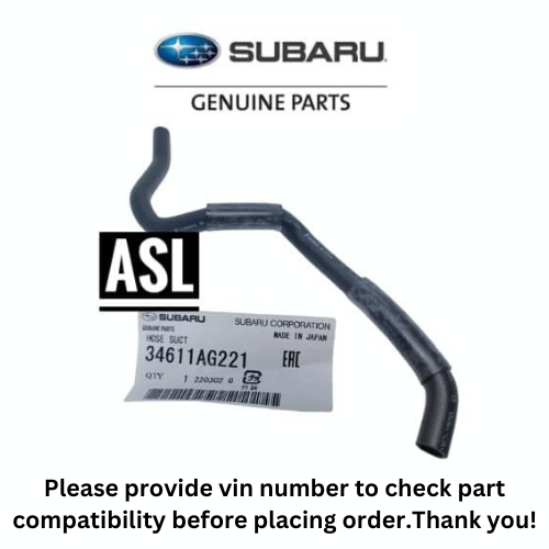 34611AG221 Genuine Subaru Power Steering Hose Exiga Impreza WRX STI ...