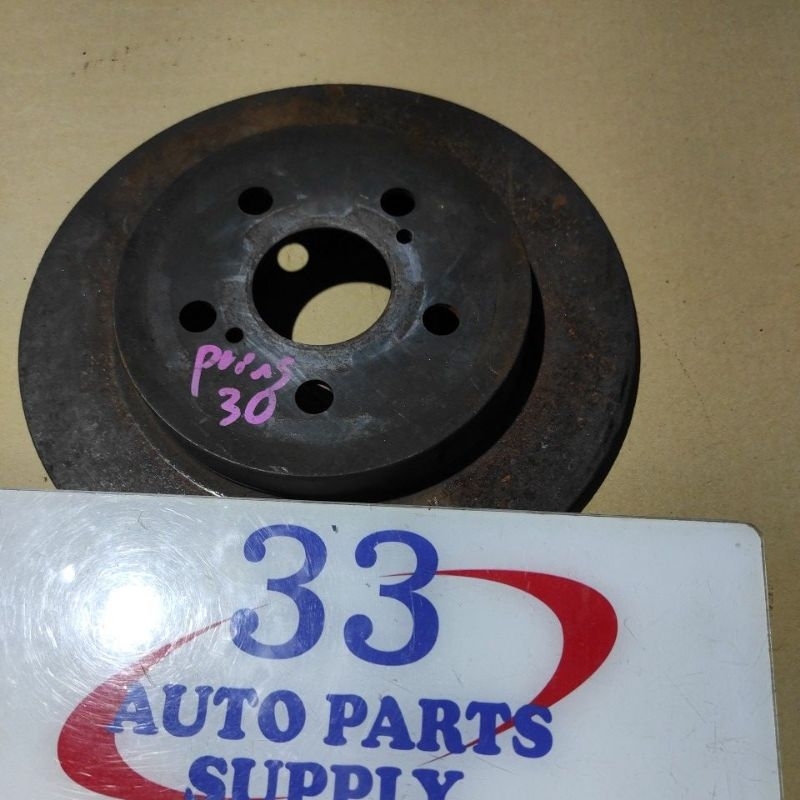 Toyota Prius zvw30 rear brake disc rotor 1pc original used | Shopee ...