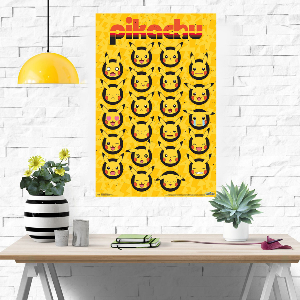Pokemon Pikachu A3 Poster Or A3 Frame Wall Decoration | Shopee Malaysia