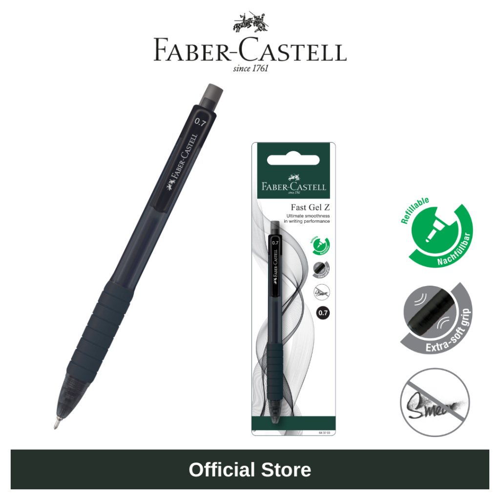 [Faber-Castell] Fast Gel Z Gel Pen (Pack of 1) | Shopee Malaysia