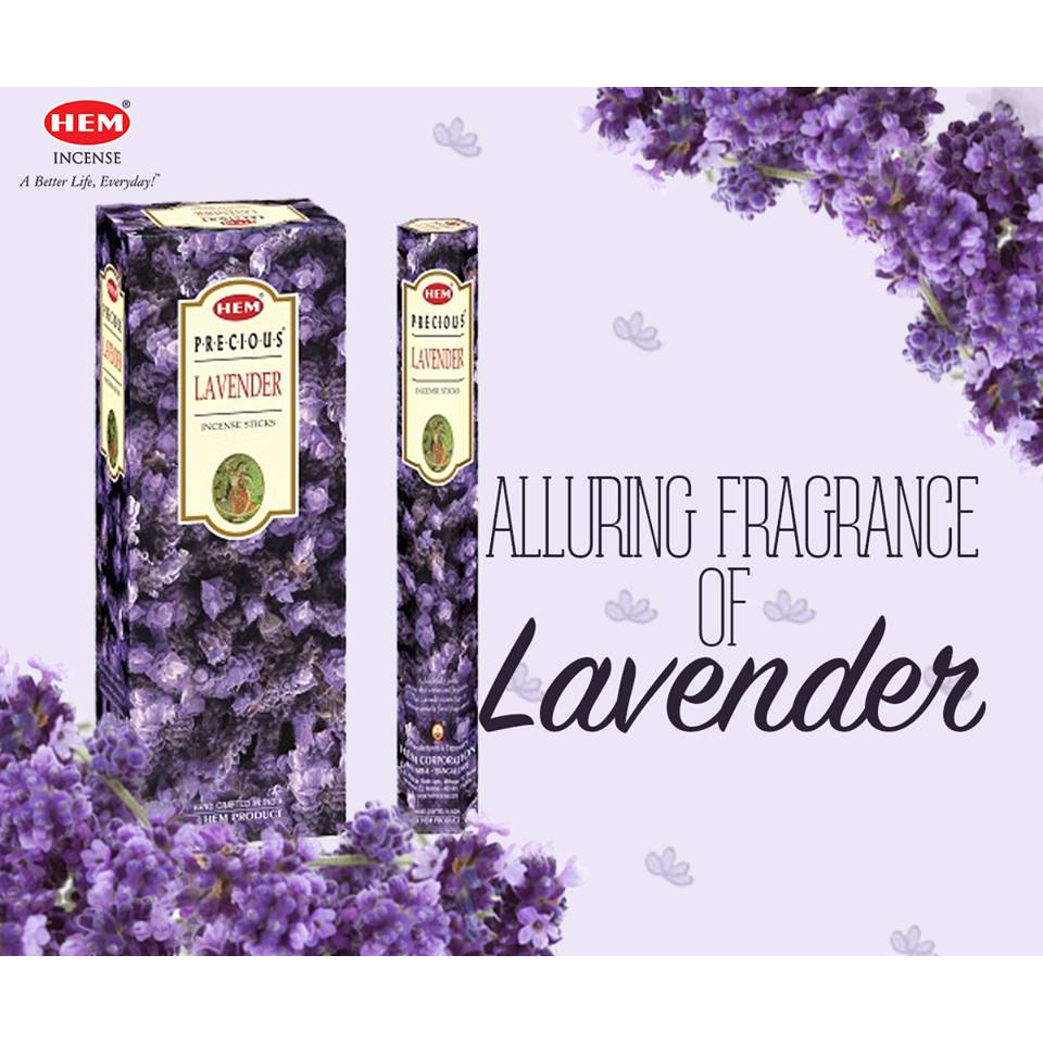 Hem Lavender Incense stick (20 sticks per pack ,6 packs in box ...