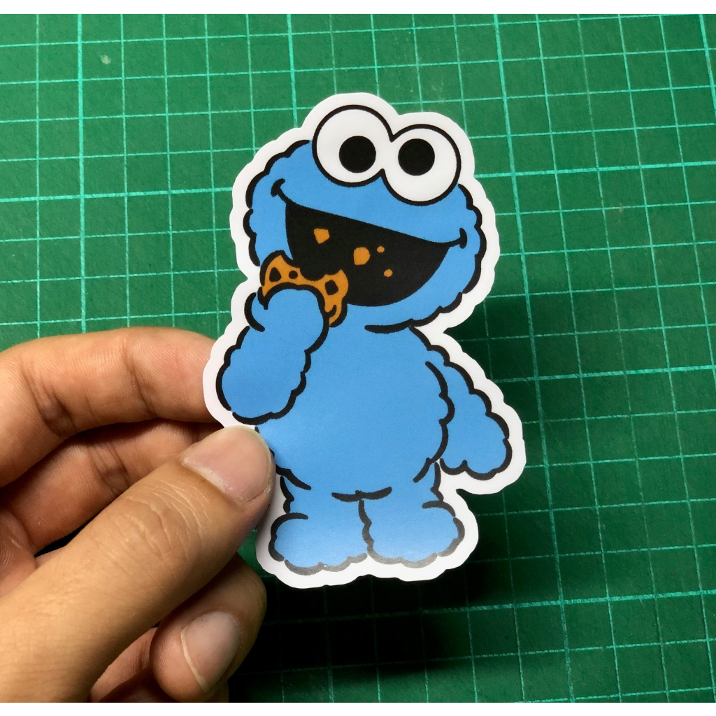 G015 Cookie Monster Decal Sticker Sesame Street | Shopee Malaysia