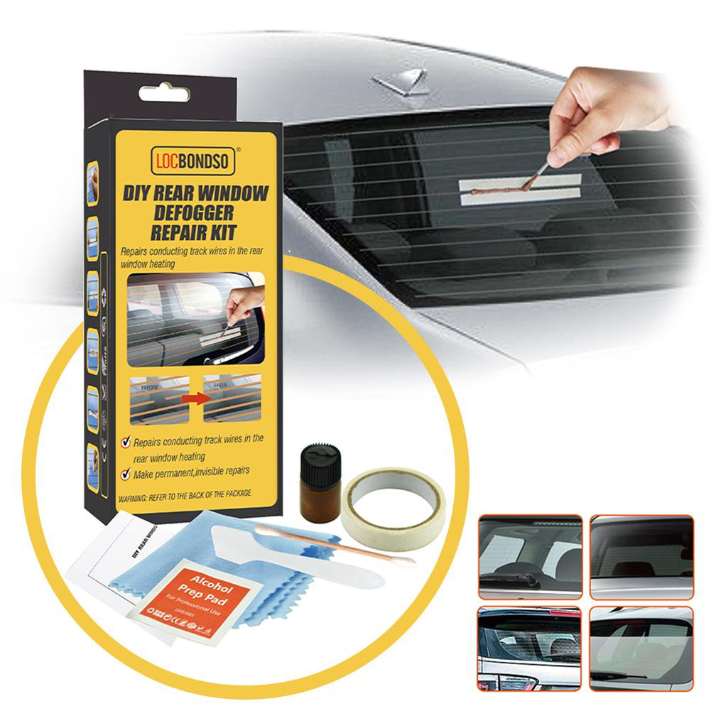 LOCBONDSO DIY Rear Window Defogger Repair Kit Repairs conducting track ...