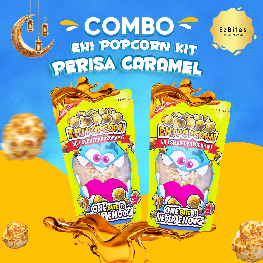 EH! POPCORN KIT –POPCORN MUDAH MASAK , CEPAT & SEDAP. BERKUALITI (COMBO ...