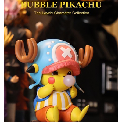 🔥READY STOCK🔥Anime One Piece Pokémon Pikachu COS Chopper blows bubbles ...