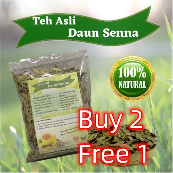 (buy 2 free 1)TEH SENNA TEH DAUN SANNA 100g | Shopee Malaysia