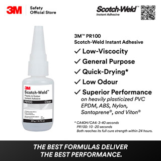 3M™ Scotch Weld Instant Adhesive PR100/ CA4/ CA40H/ Super Glue [1 ...