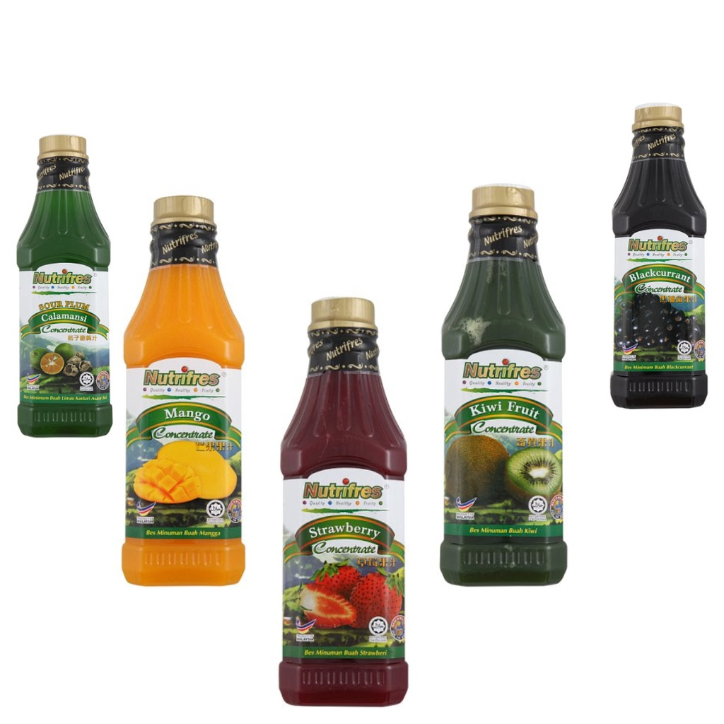 1000g Nutrifres Concentrated Fruit Juice Syrup Drink Cordial | Shopee ...