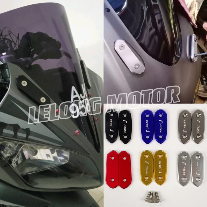 R15 V3 R25 SIDE MIRROR CAP CNC ALLOY SIDE MIRROR COVER CAP PENUTUP ...