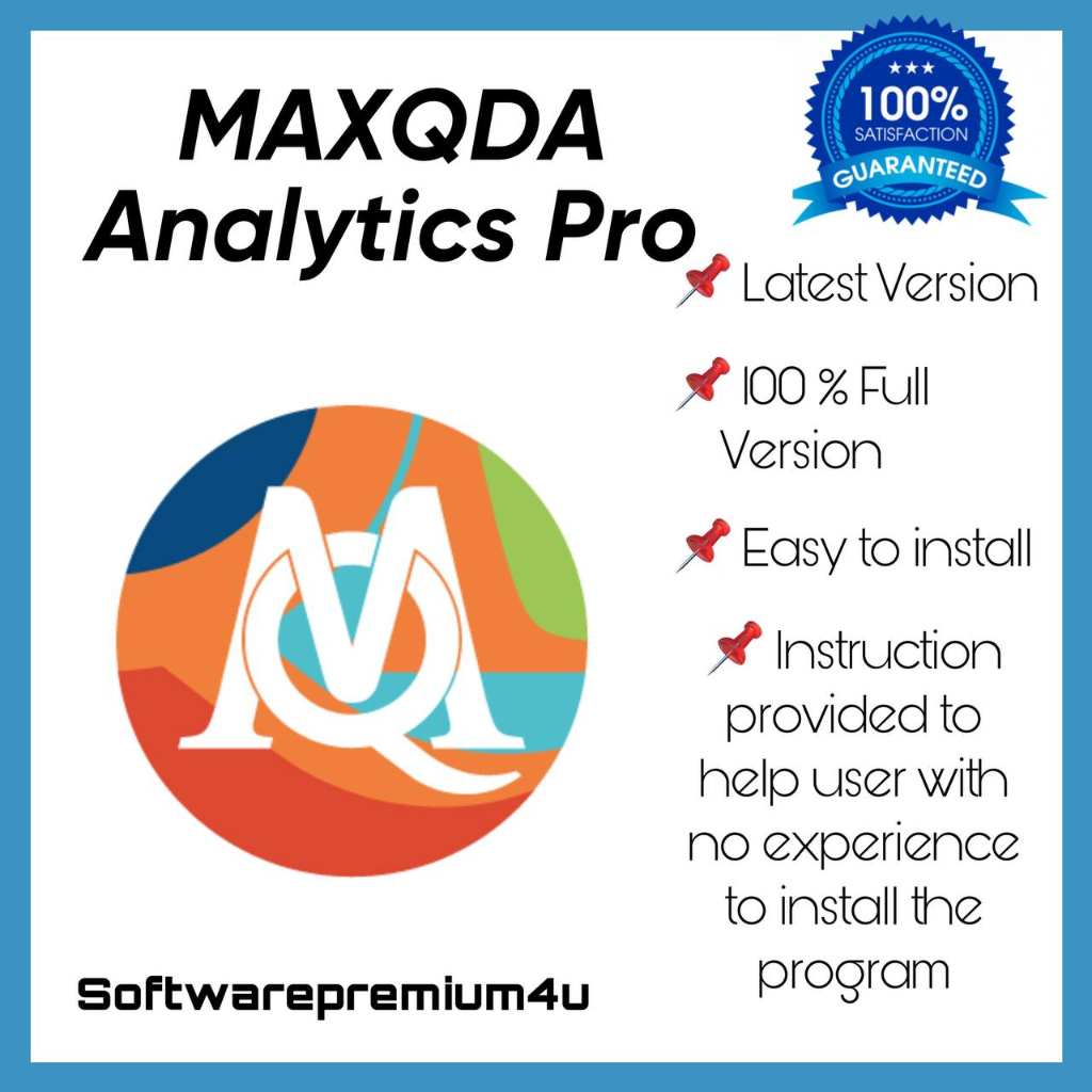 MAXQDA Analytics Pro 24.4.1 (2024) | Qualitative Data Analysis | Shopee ...