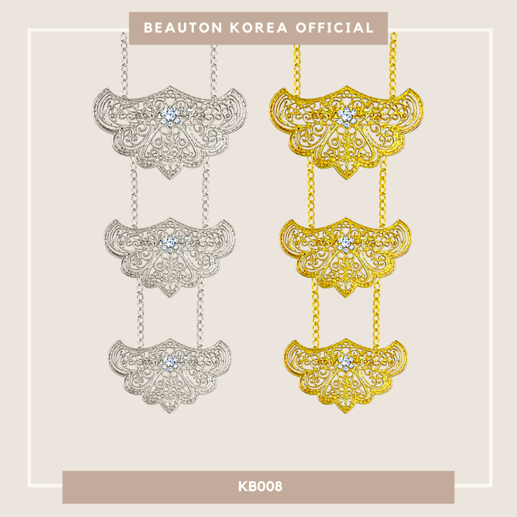 Kerongsang Dokoh Kebaya Ekslusif Berantai Dewasa/Budak Pin Brooch Dokoh ...