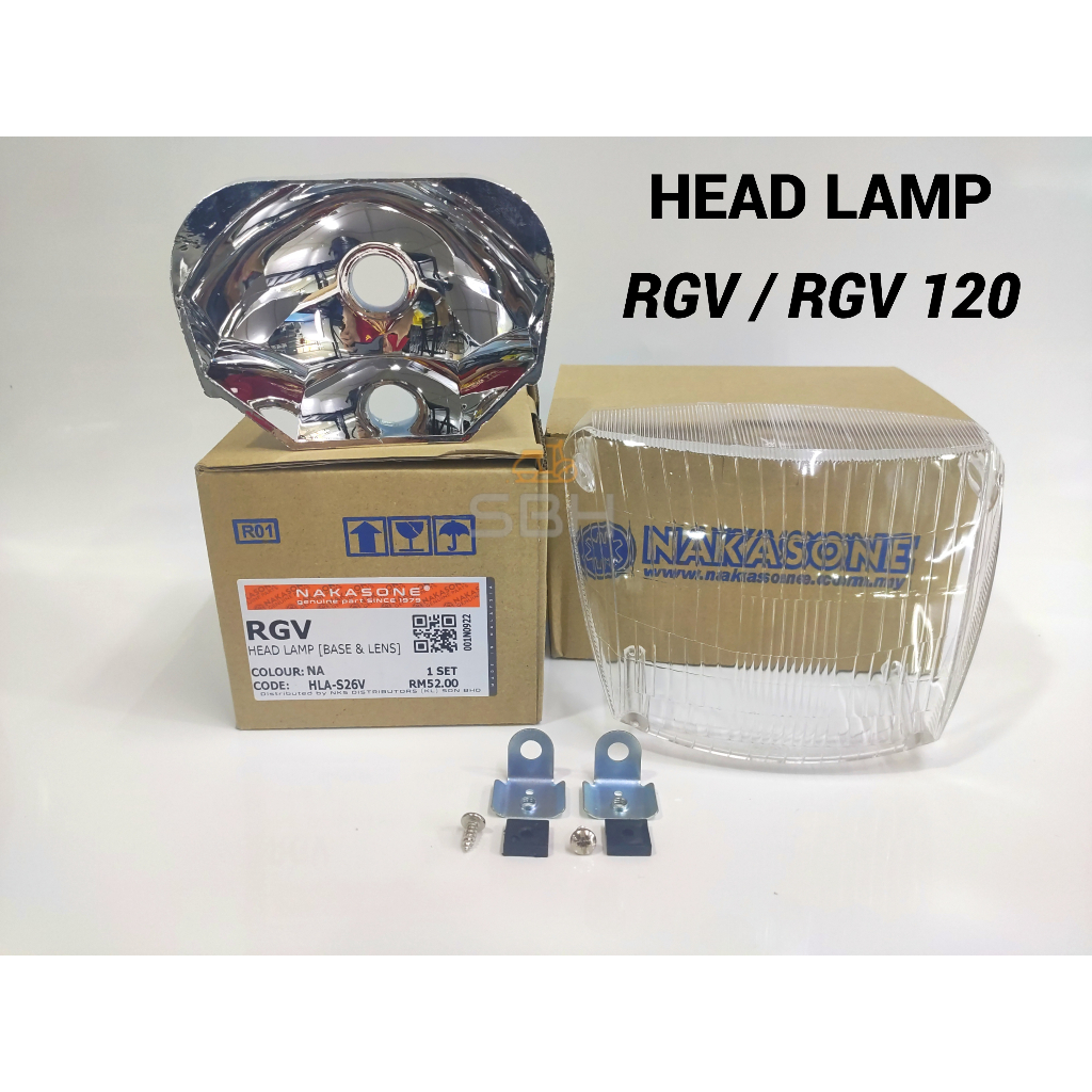 SUZUKI RGV RGV120 HEAD LAMP ASSY HEADLIGHT LAMPU DEPAN NKS | Shopee ...