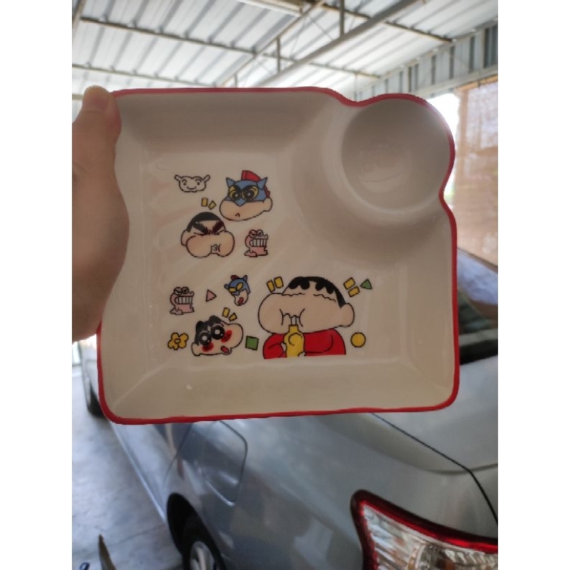 Crayon shinchan ceramic plates 蜡笔小新陶瓷水饺盘 | Shopee Malaysia