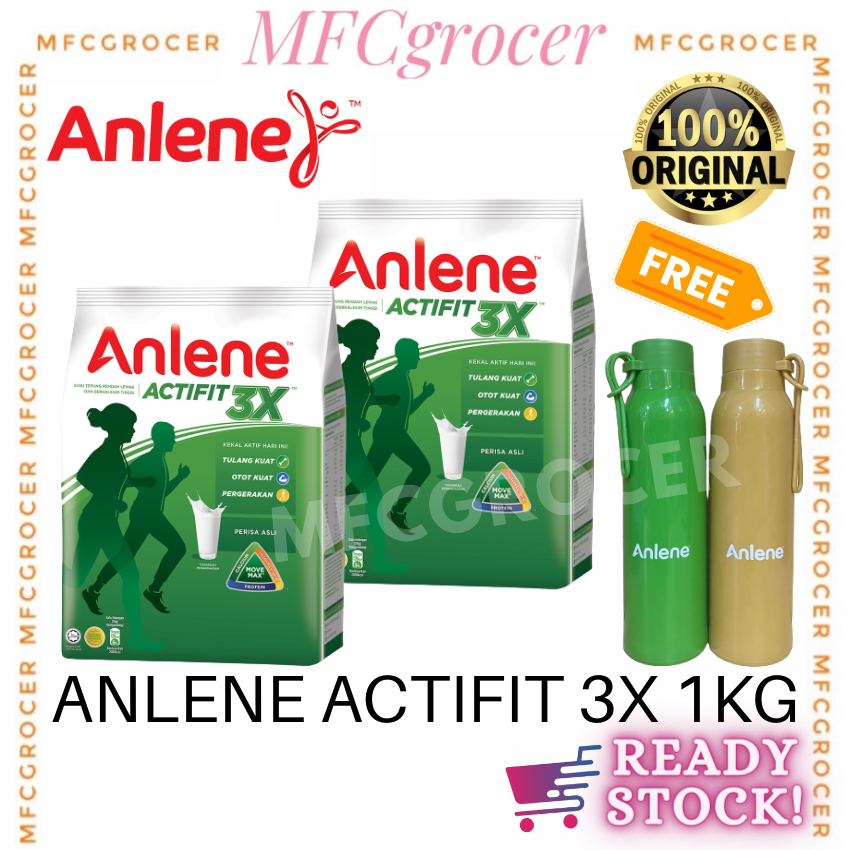 ANLENE Regular Actifit 3X (550g / 1Kg) Rerisa Asli | Shopee Malaysia