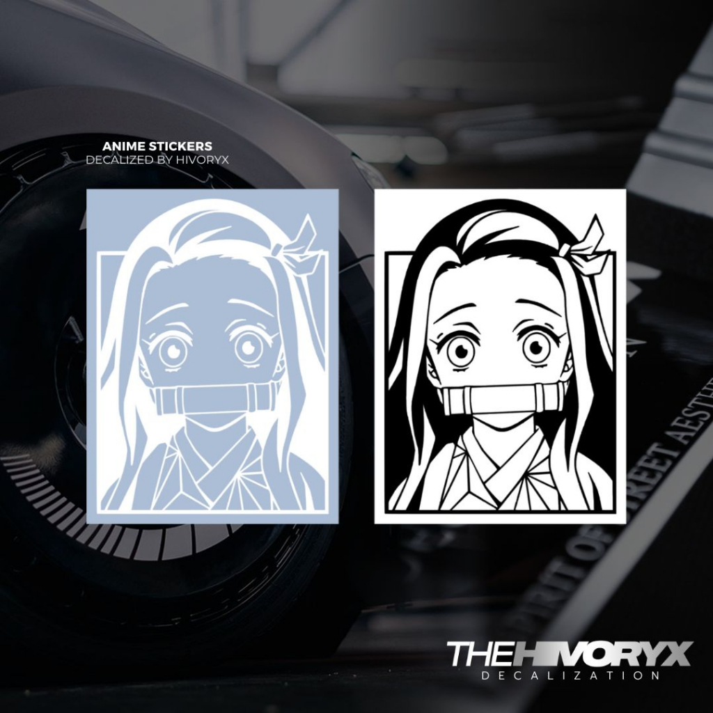 「NEZUKO KAMADO PORTRAIT | DEMON SLAYER」ANIME SERIES CAR DECAL ...
