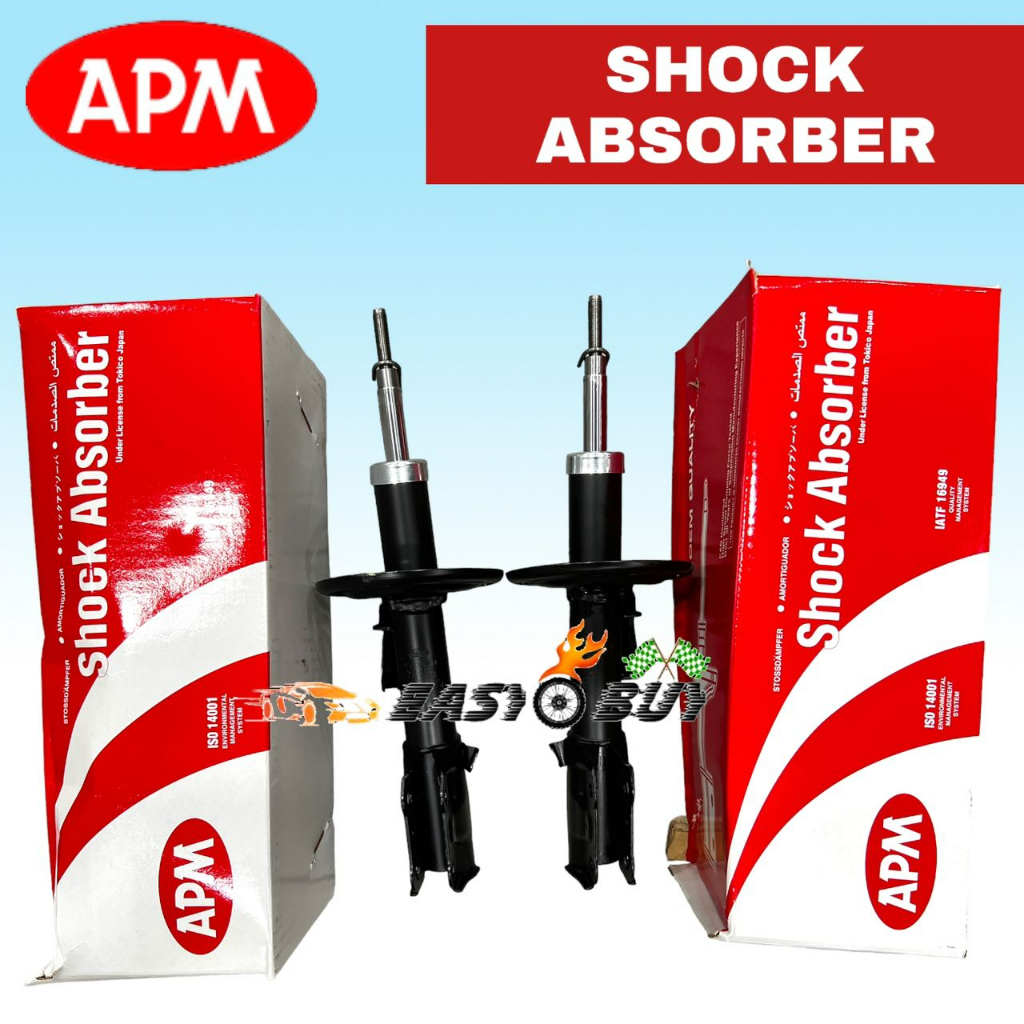 (100% ORIGINAL) APM SHOCK ABSORBER FRONT DEPAN HONDA CITY SEL GD8 2003 ...