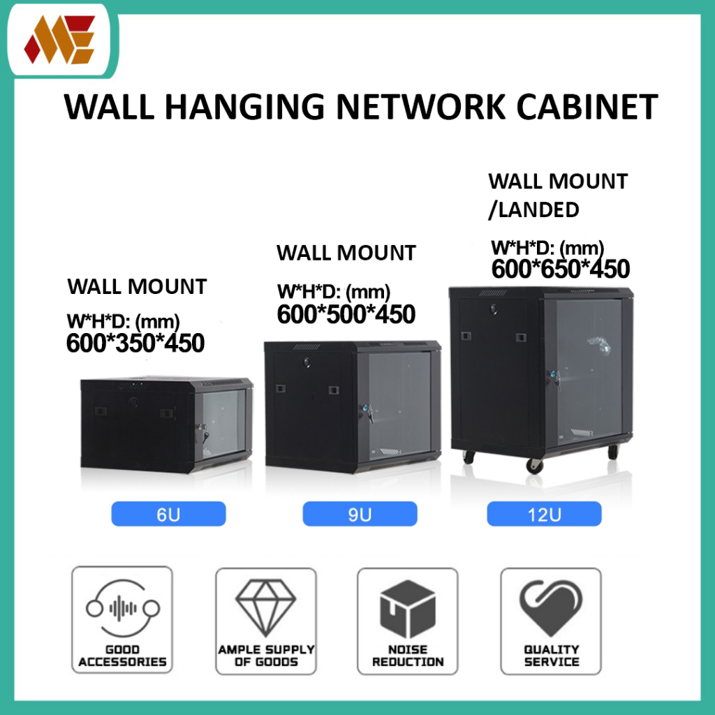 Glass door network router enclosure/Wall Hanging Network Cabinet ...